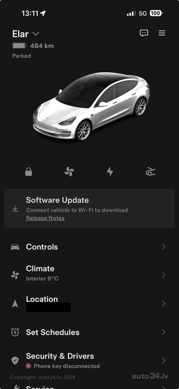 Белый Тесла Модель 3 2021 в Тарту, объемом двигателя 0.00 л и пробегом 62 тыс. км за 29500 €, фото 10 на AUTOMOTO.COM.LV