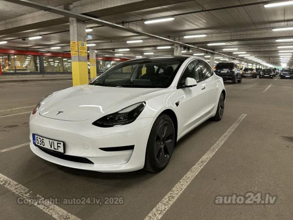 Balts Tesla Model 3 2021 Tallina, ar dzinēja tilpumu 0.00 L un nobraukumu 23 tūkst. km par 27900 €, foto 1 vietnē AUTOMOTO.COM.LV