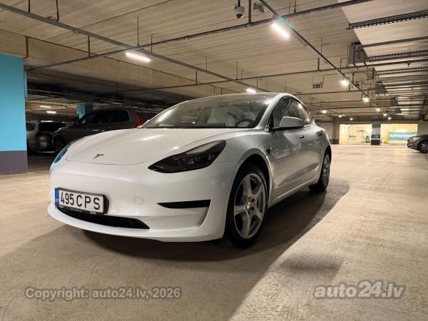 Balts Tesla Model 3 2021 Tallina, ar dzinēja tilpumu 0.00 L un nobraukumu 83 tūkst. km par 28490 €, foto 2 vietnē AUTOMOTO.COM.LV