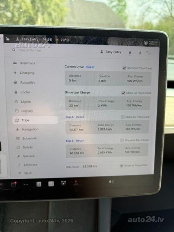 Balts Tesla Model 3 2021 Tallina, ar dzinēja tilpumu 0.00 L un nobraukumu 93 tūkst. km par 18000 €, foto 6 vietnē AUTOMOTO.COM.LV