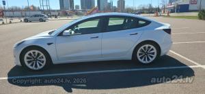 White Tesla Model 3 2021 in Tallinn, with an engine capacity of 0.00 L and mileage of 87 thousand km for 27400 €, photo 5 on AUTOMOTO.COM.LV