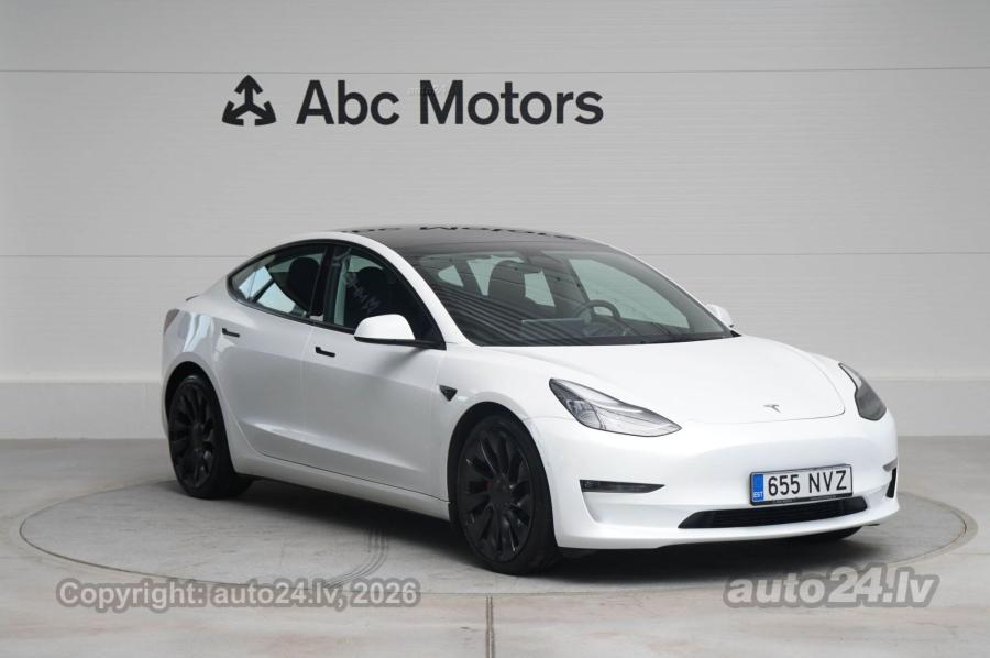 Balts Tesla Model 3 2021 Tallina, ar dzinēja tilpumu 0.00 L un nobraukumu 103 tūkst. km par 28490 €, foto 4 vietnē AUTOMOTO.COM.LV