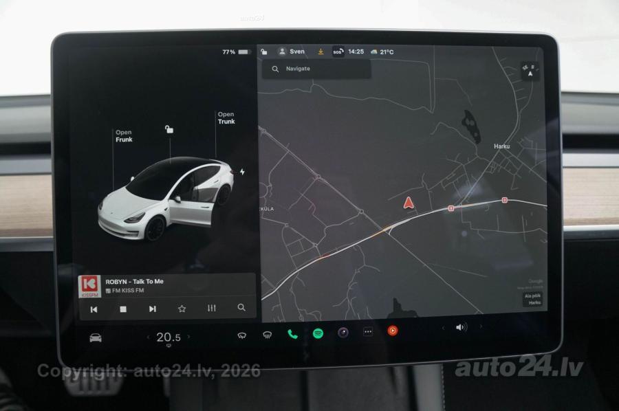 Balts Tesla Model 3 2021 Tallina, ar dzinēja tilpumu 0.00 L un nobraukumu 103 tūkst. km par 28490 €, foto 15 vietnē AUTOMOTO.COM.LV