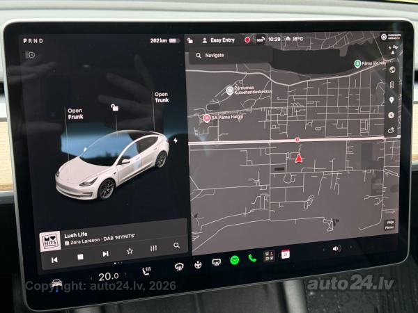 Balts Tesla Model 3 2021 Pērnava, ar dzinēja tilpumu 0.00 L un nobraukumu 103 tūkst. km par 25900 €, foto 10 vietnē AUTOMOTO.COM.LV