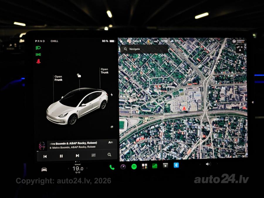 Balts Tesla Model 3 2021 Tallina, ar dzinēja tilpumu 0.00 L un nobraukumu 91 tūkst. km par 29000 €, foto 30 vietnē AUTOMOTO.COM.LV