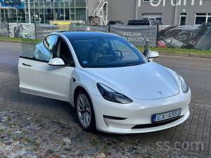 Balts Tesla Model 3 2021 Rīga, ar dzinēja tilpumu 0.00 L un nobraukumu 113 tūkst. km par 25000 €, foto 12 vietnē AUTOMOTO.COM.LV