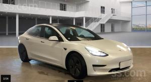 Balts Tesla Model 3 2021 Rīga, ar dzinēja tilpumu 0.00 L un nobraukumu 100 tūkst. km par 24990 €, foto 4 vietnē AUTOMOTO.COM.LV
