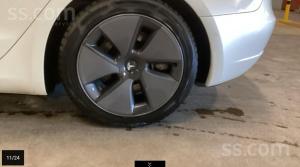 Balts Tesla Model 3 2021 Rīga, ar dzinēja tilpumu 0.00 L un nobraukumu 100 tūkst. km par 24990 €, foto 11 vietnē AUTOMOTO.COM.LV