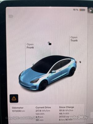 Balts Tesla Model 3 2021 Pērnava, ar dzinēja tilpumu 0.00 L un nobraukumu 138 tūkst. km par 27000 €, foto 11 vietnē AUTOMOTO.COM.LV