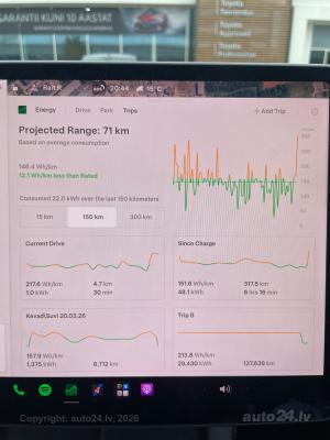 Balts Tesla Model 3 2021 Pērnava, ar dzinēja tilpumu 0.00 L un nobraukumu 138 tūkst. km par 27000 €, foto 15 vietnē AUTOMOTO.COM.LV