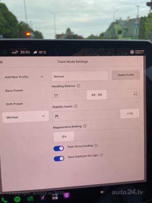 Balts Tesla Model 3 2021 Pērnava, ar dzinēja tilpumu 0.00 L un nobraukumu 138 tūkst. km par 27000 €, foto 17 vietnē AUTOMOTO.COM.LV