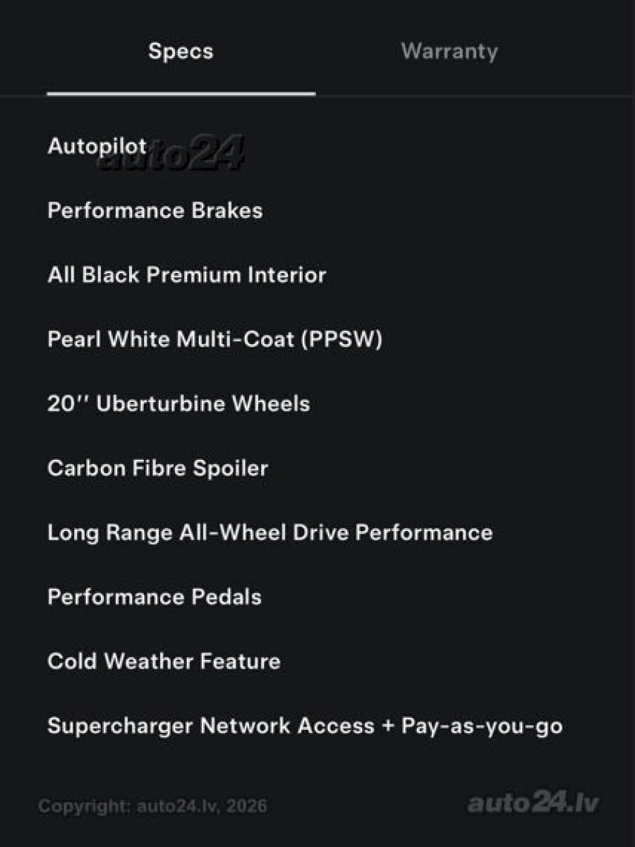 Balts Tesla Model 3 2021 Tallina, ar dzinēja tilpumu 0.00 L un nobraukumu 126 tūkst. km par 26900 €, foto 11 vietnē AUTOMOTO.COM.LV