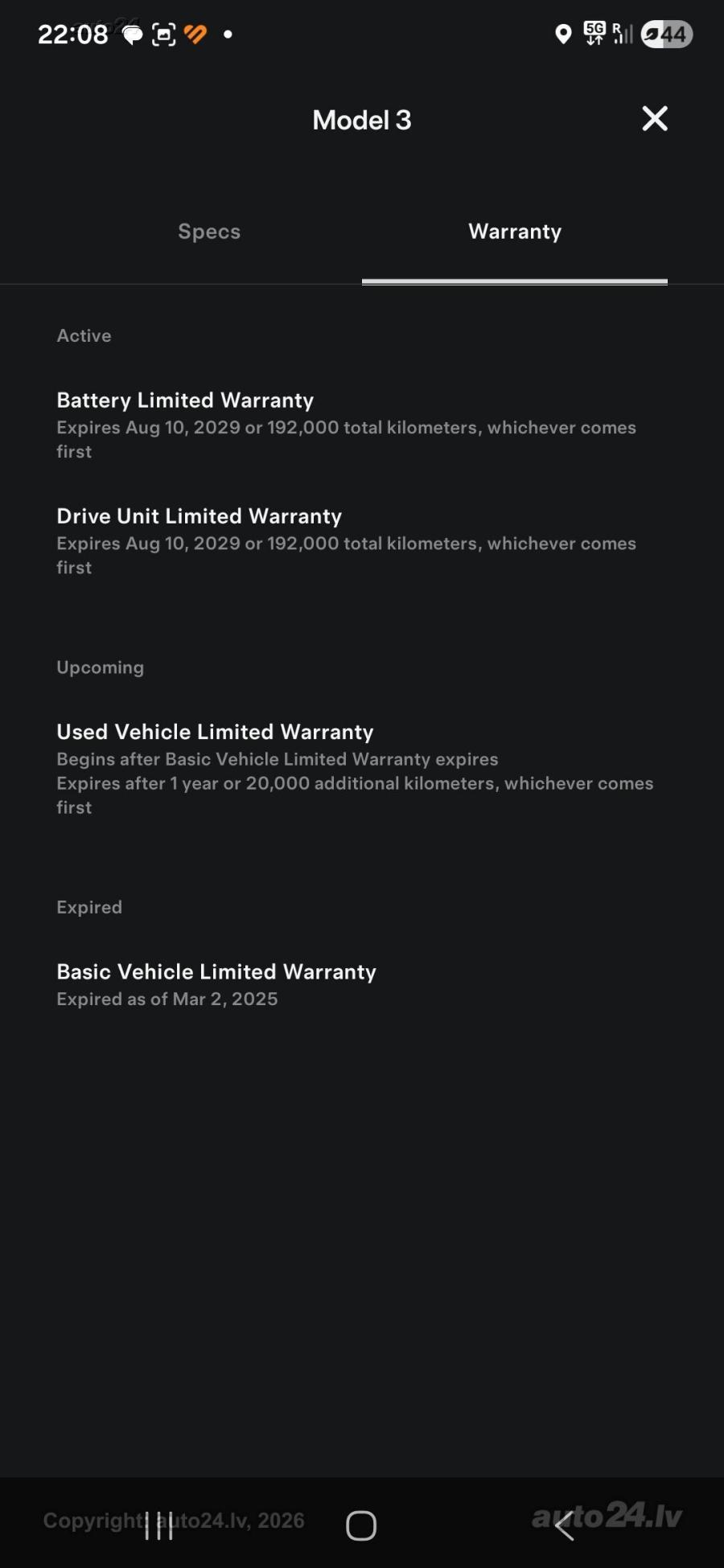 Balts Tesla Model 3 2021 Tallina, ar dzinēja tilpumu 0.00 L un nobraukumu 108 tūkst. km par 31400 €, foto 13 vietnē AUTOMOTO.COM.LV