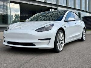 Balts Tesla Model 3 2021 Viļņa, ar dzinēja tilpumu 0.00 L un nobraukumu 100 tūkst. km par 24500 €, foto  vietnē AUTOMOTO.COM.LV