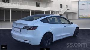 Balts Tesla Model 3 2021 Rīga, ar dzinēja tilpumu 0.00 L un nobraukumu 75 tūkst. km par 25450 €, foto 3 vietnē AUTOMOTO.COM.LV
