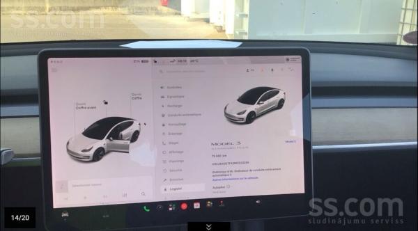 Balts Tesla Model 3 2021 Rīga, ar dzinēja tilpumu 0.00 L un nobraukumu 75 tūkst. km par 25450 €, foto 7 vietnē AUTOMOTO.COM.LV