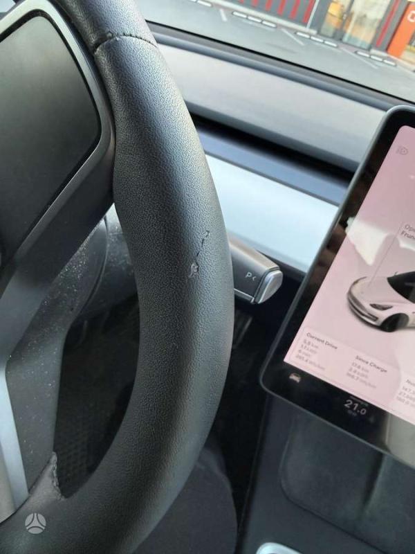 Balts Tesla Model 3 2021 Viļņa, ar dzinēja tilpumu 0.00 L un nobraukumu 155 tūkst. km par 22789 €, foto 7 vietnē AUTOMOTO.COM.LV