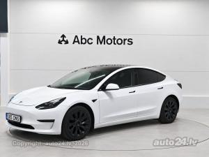 White Tesla Model 3 2021 in Tallinn, with an engine capacity of 0.00 L and mileage of 78 thousand km for 30990 €, photo  on AUTOMOTO.COM.LV