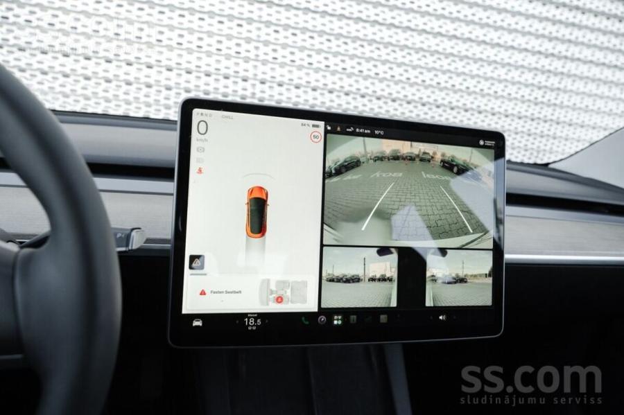 Balts Tesla Model 3 2021 Rīga, ar dzinēja tilpumu 0.00 L un nobraukumu 114 tūkst. km par 33750 €, foto 13 vietnē AUTOMOTO.COM.LV