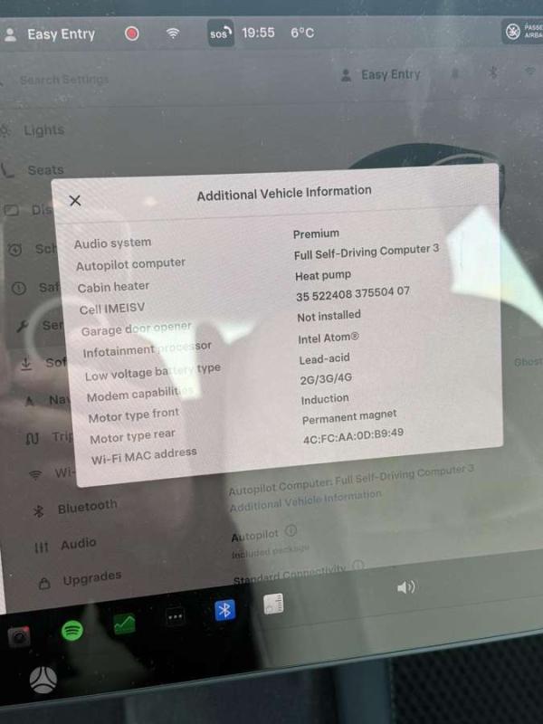 Balts Tesla Model 3 2021 Viļņa, ar dzinēja tilpumu 0.00 L un nobraukumu 159 tūkst. km par 22413 €, foto 9 vietnē AUTOMOTO.COM.LV