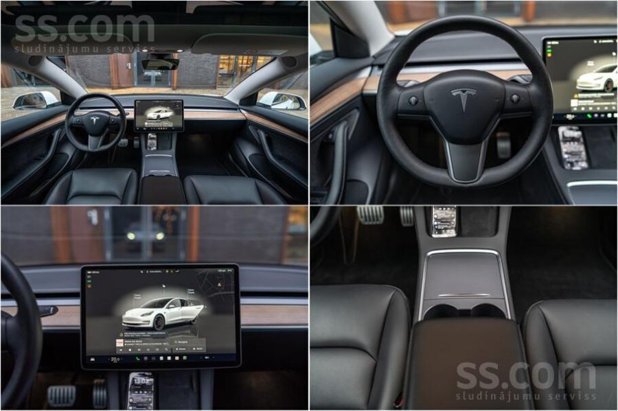 Balts Tesla Model 3 2022 Rīga, ar dzinēja tilpumu 0.00 L un nobraukumu 63 tūkst. km par 32900 €, foto 31 vietnē AUTOMOTO.COM.LV