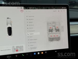White Tesla Model 3 2022 in Jelgava, with an engine capacity of 0.00 L and mileage of 105 thousand km for 25800 €, photo 17 on AUTOMOTO.COM.LV