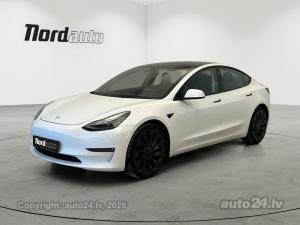 Balts Tesla Model 3 2022 Tallina, ar dzinēja tilpumu 0.00 L un nobraukumu 90 tūkst. km par 30900 €, foto  vietnē AUTOMOTO.COM.LV