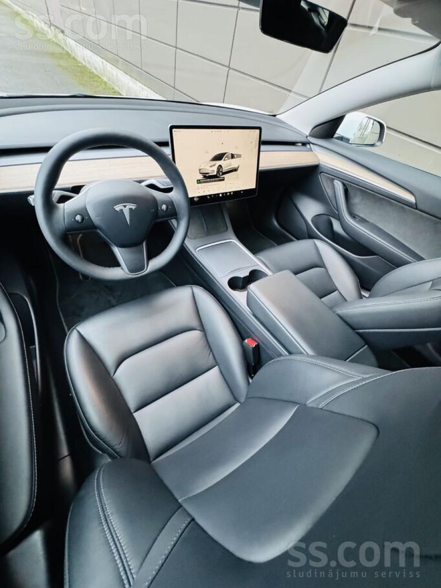 Balts Tesla Model 3 2023 Rīga, ar dzinēja tilpumu 0.00 L un nobraukumu 39 tūkst. km par 31770 €, foto 10 vietnē AUTOMOTO.COM.LV