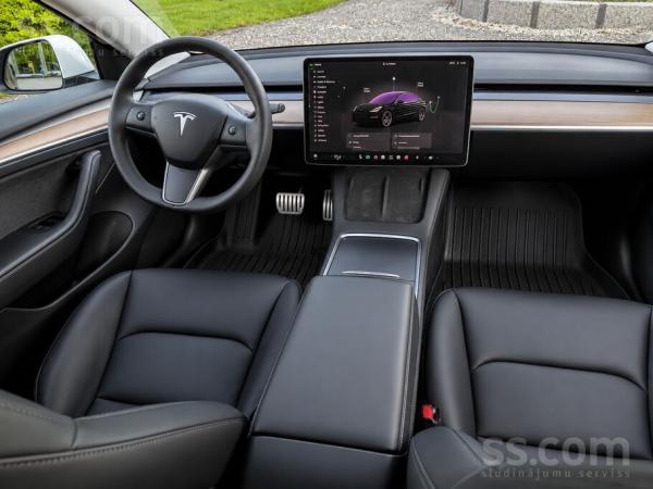 Balts Tesla Model 3 2023 Rīga, ar dzinēja tilpumu 0.00 L un nobraukumu 53 tūkst. km par 34500 €, foto 8 vietnē AUTOMOTO.COM.LV