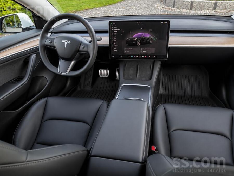 Balts Tesla Model 3 2023 Rīga, ar dzinēja tilpumu 0.00 L un nobraukumu 53 tūkst. km par 34500 €, foto 9 vietnē AUTOMOTO.COM.LV