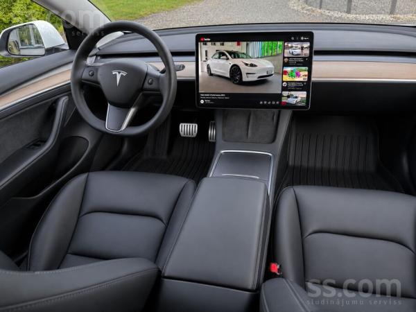 Balts Tesla Model 3 2023 Rīga, ar dzinēja tilpumu 0.00 L un nobraukumu 53 tūkst. km par 34500 €, foto 9 vietnē AUTOMOTO.COM.LV