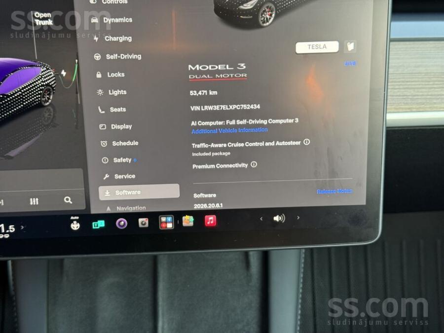 Balts Tesla Model 3 2023 Rīga, ar dzinēja tilpumu 0.00 L un nobraukumu 53 tūkst. km par 34500 €, foto 14 vietnē AUTOMOTO.COM.LV