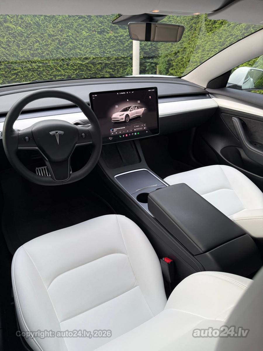 Balts Tesla Model 3 2023 Tallina, ar dzinēja tilpumu 0.00 L un nobraukumu 65 tūkst. km par 32500 €, foto 8 vietnē AUTOMOTO.COM.LV