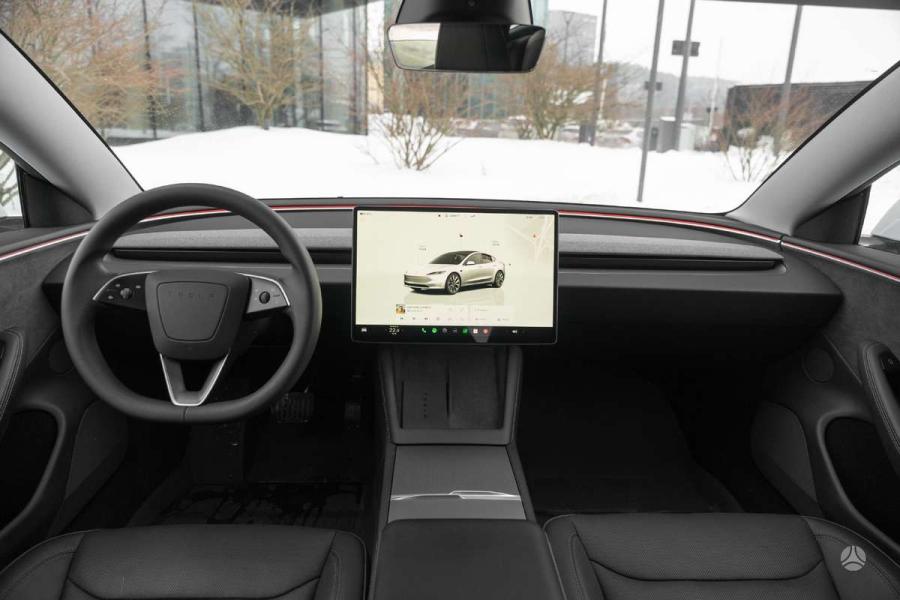 Balts Tesla Model 3 2024 Viļņa, ar dzinēja tilpumu 0.00 L un nobraukumu 65 tūkst. km par 37900 €, foto 16 vietnē AUTOMOTO.COM.LV