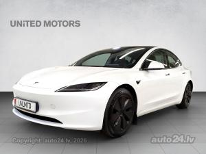 Balts Tesla Model 3 2024 Tallina, ar dzinēja tilpumu 0.00 L un nobraukumu 62 tūkst. km par 42990 €, foto 1 vietnē AUTOMOTO.COM.LV