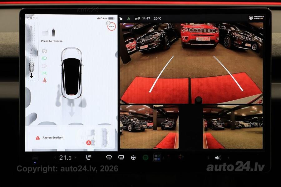 Balts Tesla Model 3 2024 Tallina, ar dzinēja tilpumu 0.00 L un nobraukumu 53 tūkst. km par 42995 €, foto 16 vietnē AUTOMOTO.COM.LV