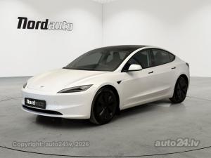 White Tesla Model 3 2024 in Tallinn, with an engine capacity of 0.00 L and mileage of 40 thousand km for 44900 €, photo  on AUTOMOTO.COM.LV