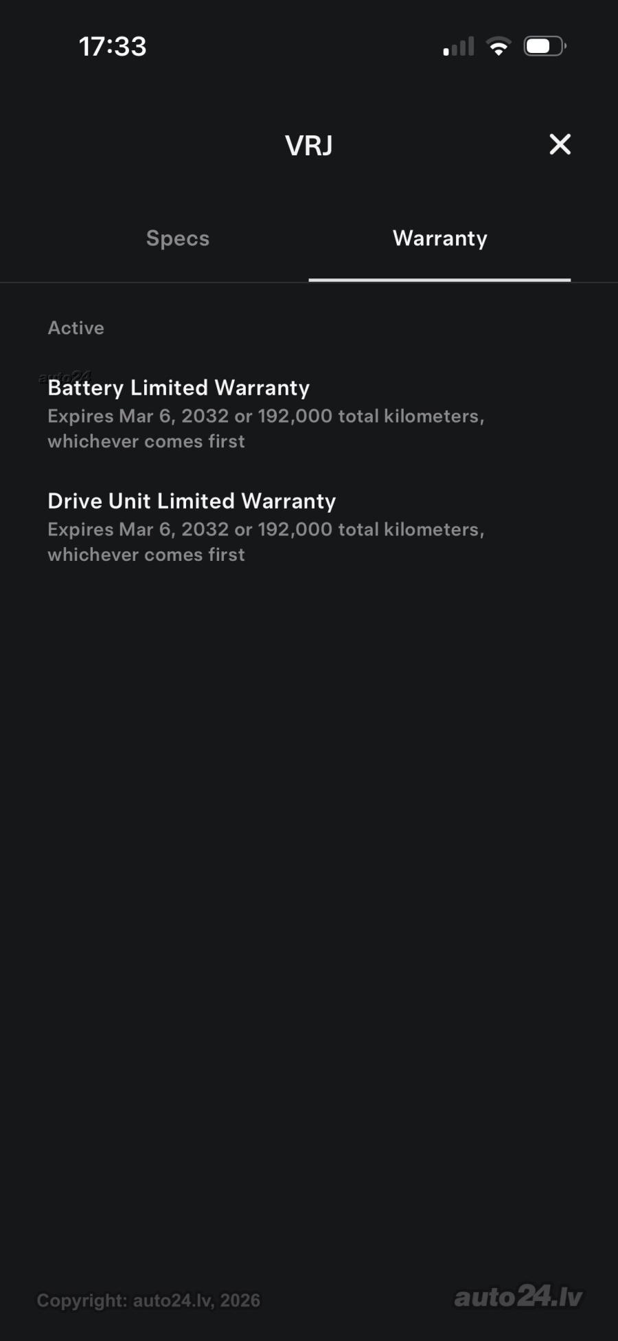 Balts Tesla Model 3 2024 Tallina, ar dzinēja tilpumu 0.00 L un nobraukumu 87 tūkst. km par 40990 €, foto 7 vietnē AUTOMOTO.COM.LV