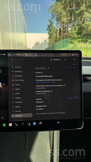 Balts Tesla Model 3 2024 Rīga, ar dzinēja tilpumu 0.00 L un nobraukumu 47 tūkst. km par 32500 €, foto 15 vietnē AUTOMOTO.COM.LV