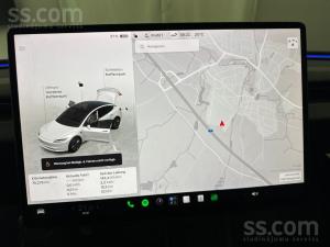 White Tesla Model 3 2024 in Riga, with an engine capacity of 0.00 L and mileage of 75 thousand km for 42000 €, photo 10 on AUTOMOTO.COM.LV