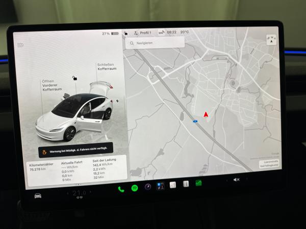 Белый Тесла Модель 3 2024 в Рига, объемом двигателя 0.00 л и пробегом 75 тыс. км за 42000 €, фото 8 на AUTOMOTO.COM.LV