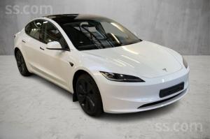 White Tesla Model 3 2024 in Riga, with an engine capacity of 0.00 L and mileage of 27 thousand km for 37900 €, photo 3 on AUTOMOTO.COM.LV