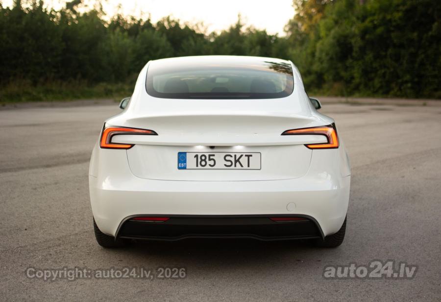 Balts Tesla Model 3 2024 Pērnava, ar dzinēja tilpumu 0.00 L un nobraukumu 29 tūkst. km par 32990 €, foto 6 vietnē AUTOMOTO.COM.LV