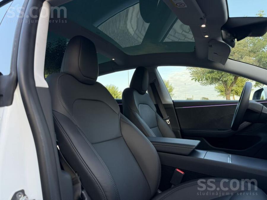 Balts Tesla Model 3 2024 Rīga, ar dzinēja tilpumu 0.00 L un nobraukumu 35 tūkst. km par 39900 €, foto 19 vietnē AUTOMOTO.COM.LV