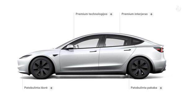 Tesla Model 3 2024 Viļņa vietnē Balts Tesla Model 3 2024 Viļņa, ar dzinēja tilpumu 0.00 L un nobraukumu 45 tūkst. km par 41490 €, foto 3 vietnē AUTOMOTO.COM.LV