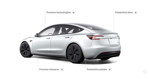 Tesla Model 3 2024 Viļņa vietnē Balts Tesla Model 3 2024 Viļņa, ar dzinēja tilpumu 0.00 L un nobraukumu 45 tūkst. km par 41490 €, foto 4 vietnē AUTOMOTO.COM.LV