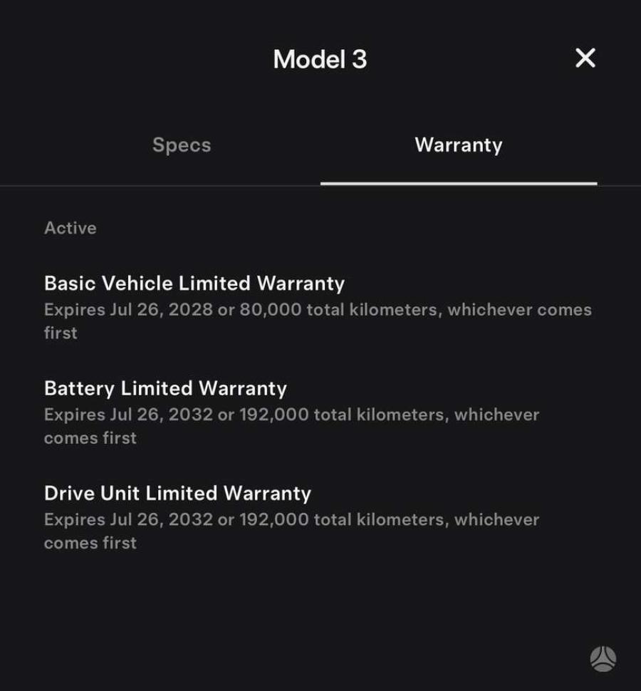 Balts Tesla Model 3 2024 Viļņa, ar dzinēja tilpumu 0.00 L un nobraukumu 45 tūkst. km par 41490 €, foto 8 vietnē AUTOMOTO.COM.LV