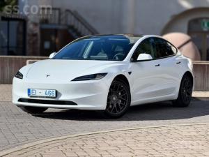 Balts Tesla Model 3 2024 Jelgava, ar dzinēja tilpumu 0.00 L un nobraukumu 64 tūkst. km par 34000 €, foto  vietnē AUTOMOTO.COM.LV