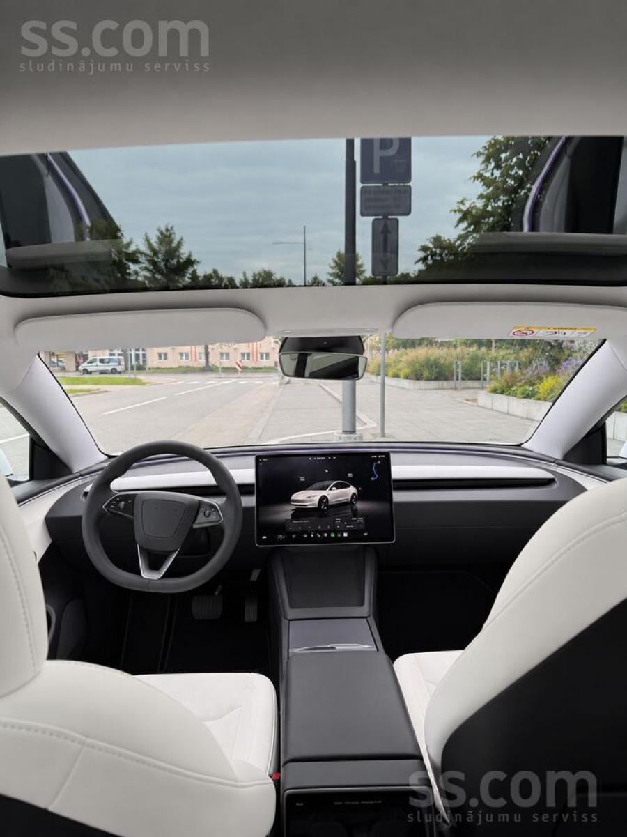 Balts Tesla Model 3 2024 Rīga, ar dzinēja tilpumu 0.00 L un nobraukumu 79 tūkst. km par 32500 €, foto 7 vietnē AUTOMOTO.COM.LV