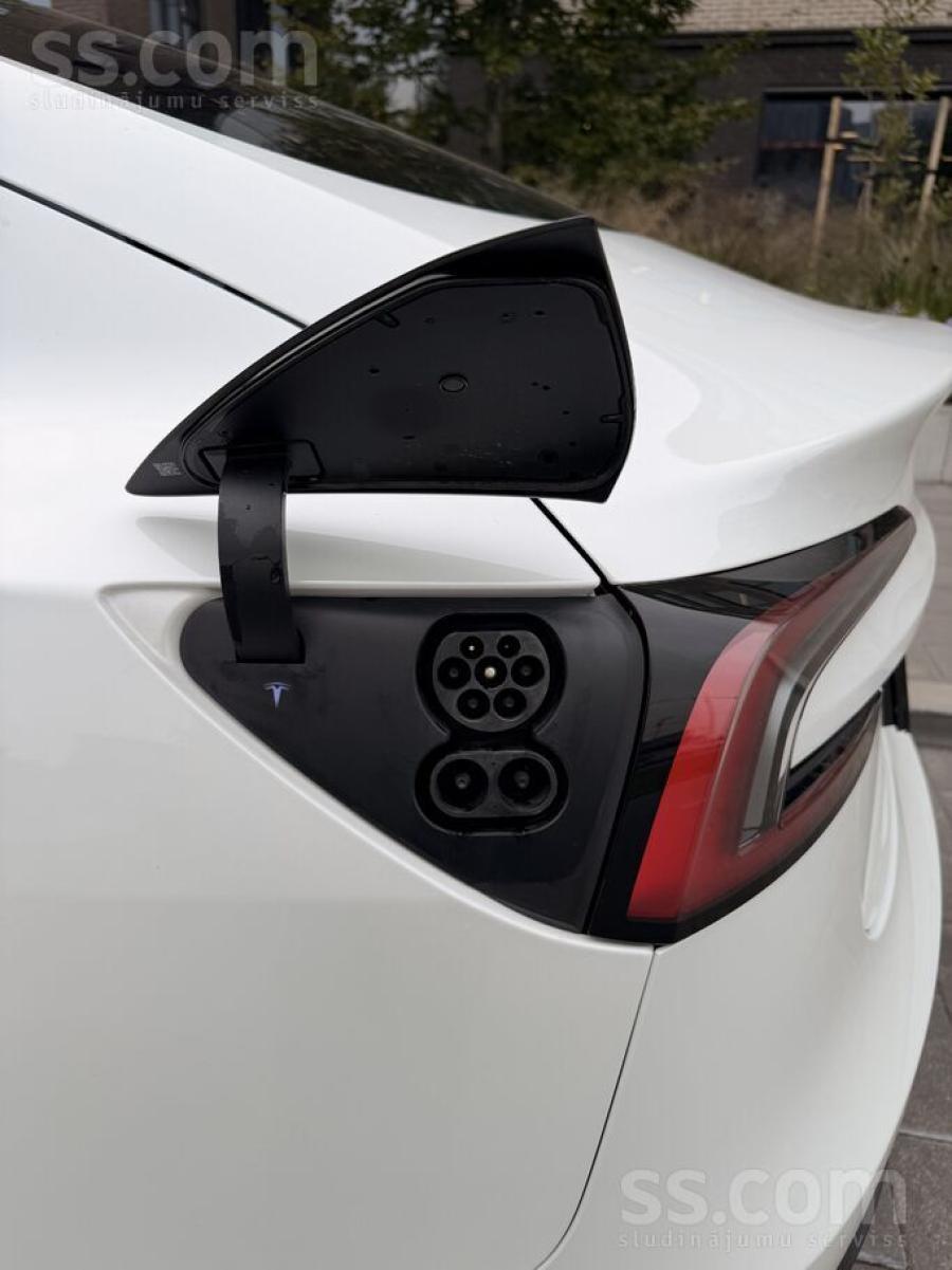 Balts Tesla Model 3 2024 Rīga, ar dzinēja tilpumu 0.00 L un nobraukumu 79 tūkst. km par 32500 €, foto 14 vietnē AUTOMOTO.COM.LV